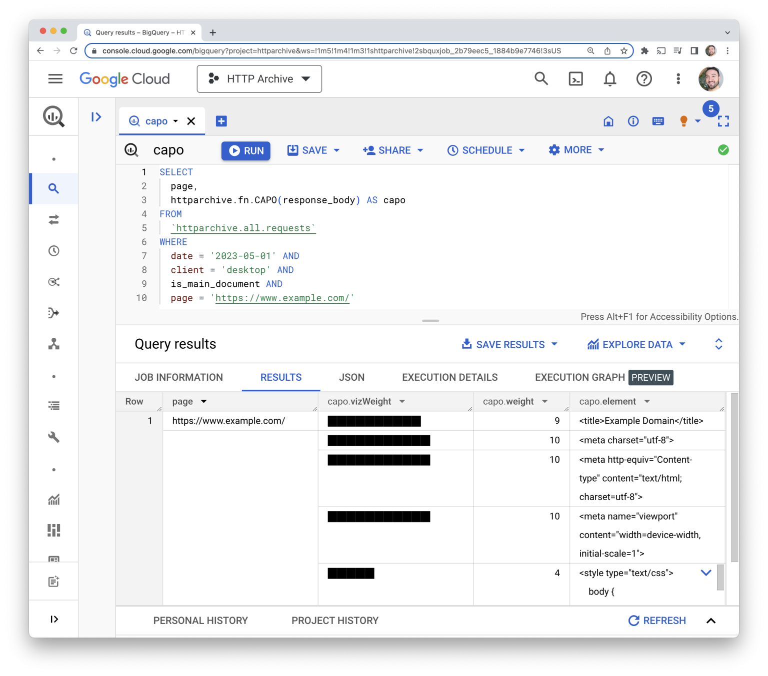 Querying parsed HTML in BigQuery - rviscomi.dev Querying parsed HTML in BigQuery - rviscomi.dev