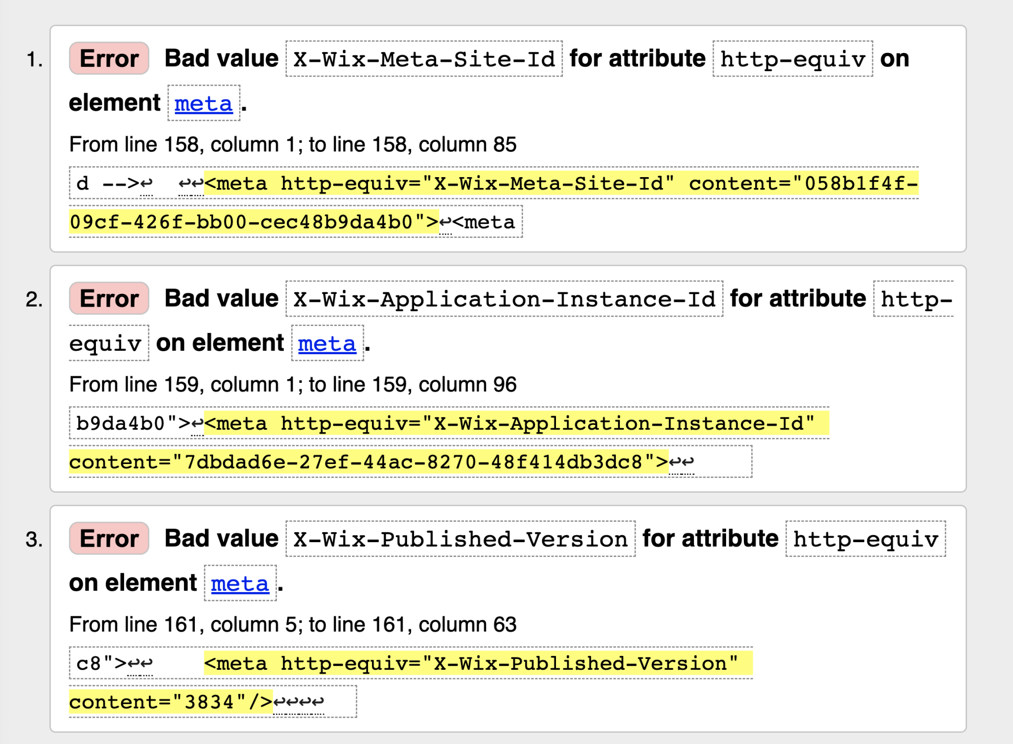 You probably don't need http-equiv meta tags - rviscomi.dev